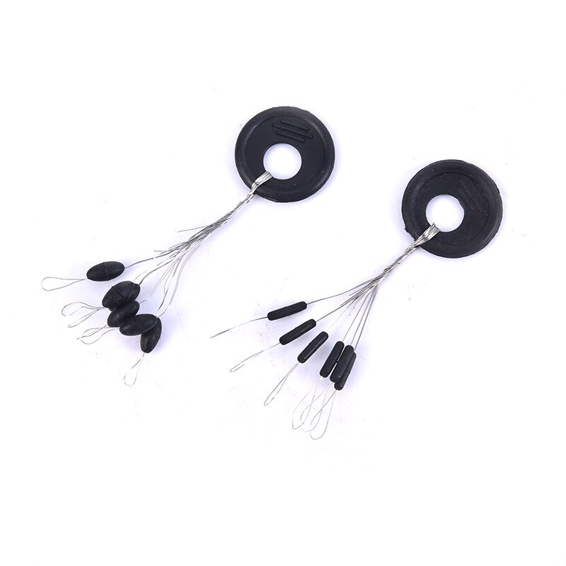 10Pcs 6 In 1 Size XS-L Black Rubber Stopper Vissen... – Grandado 10Pcs 6 In 1 Size XS-L Black Rubber Stopper Vissen... – Grandado