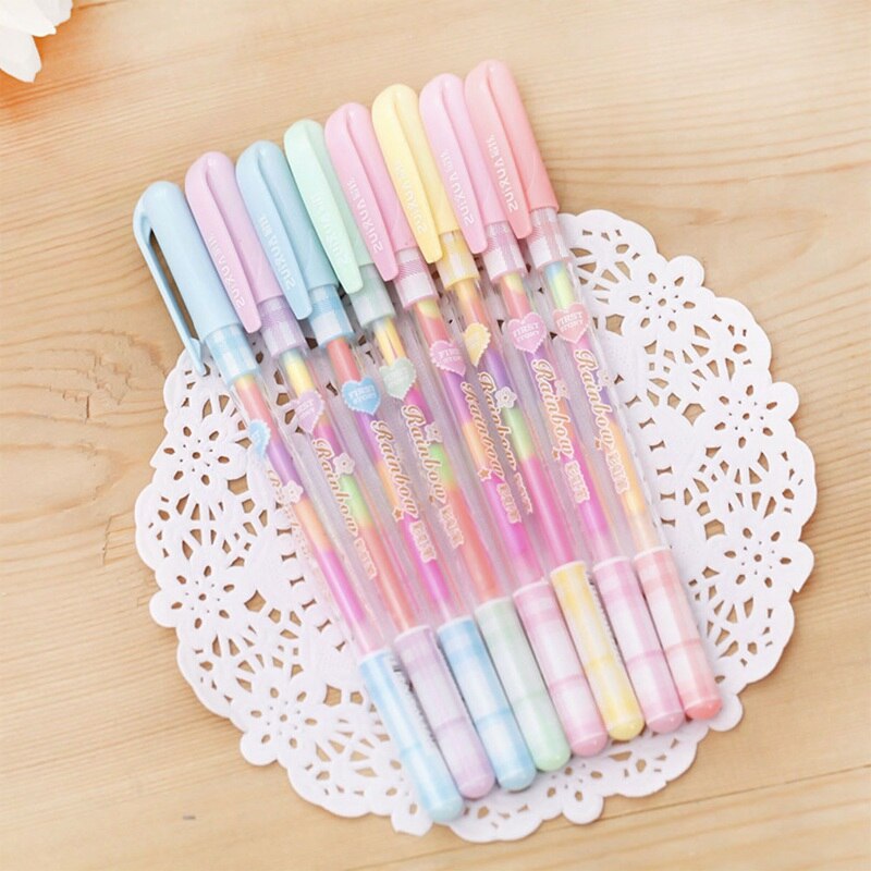 6 Color Change Pen Writing Markers Highlighters Hi... – Vicedeal