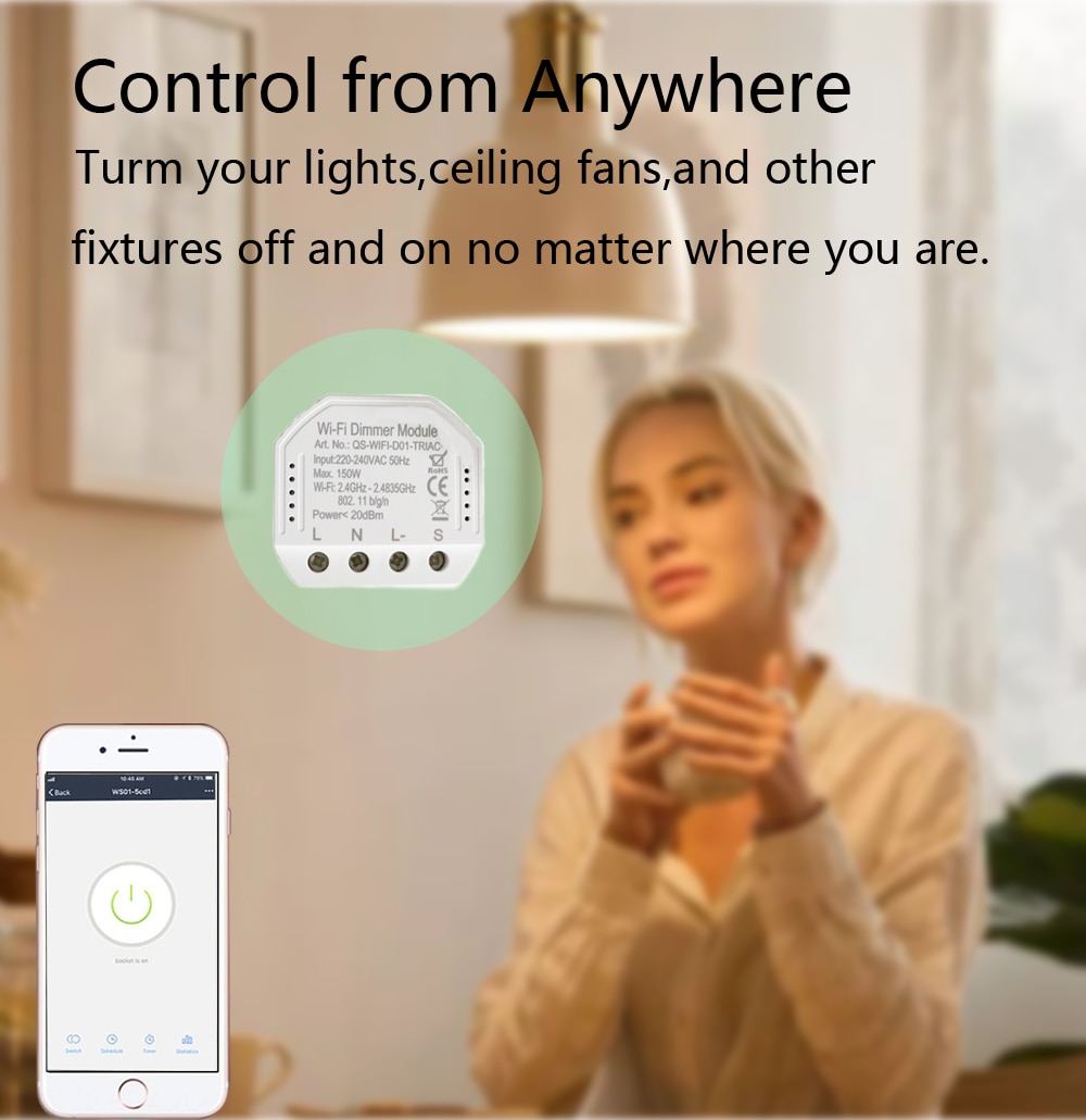 Smart WiFi LED Licht Dimmer Controller Schalter Sm... – Vicedeal