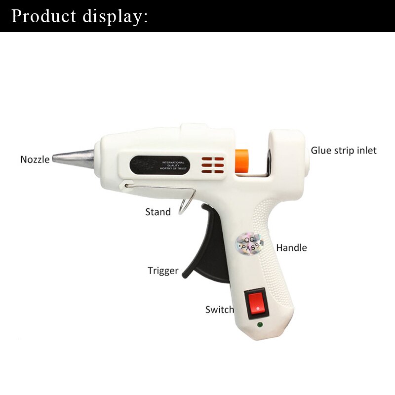 25W Melt Air Glue Gun High Temp Heater Mini Gun Re... – Grandado