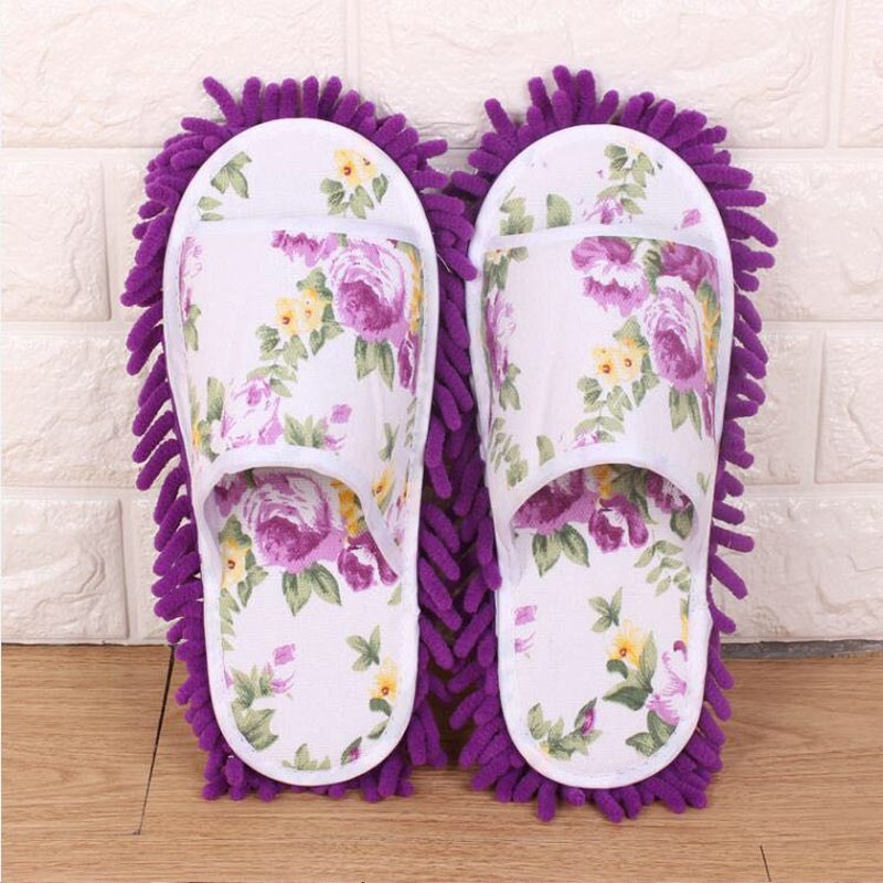 Lazy Cleaning Foot Cleaner Shoe Mop Slipper Microf... – Grandado
