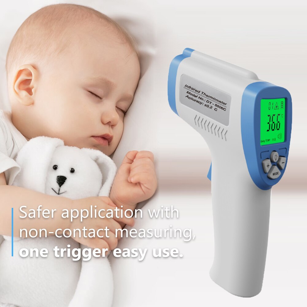 LCD Digital Infrared IR Forehead termometro Temper... – Grandado