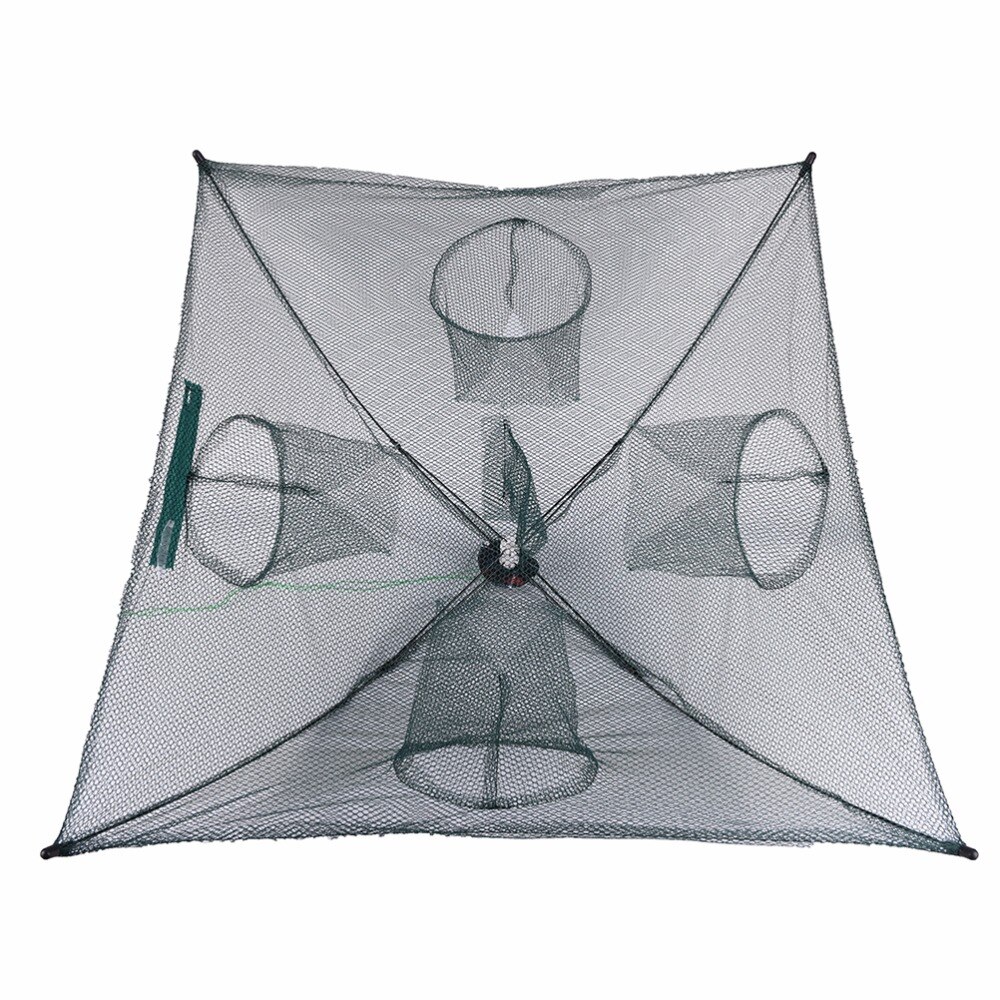 4 Hole Automatic Fishing Shrimp Trap Fishing Net F... – Vicedeal