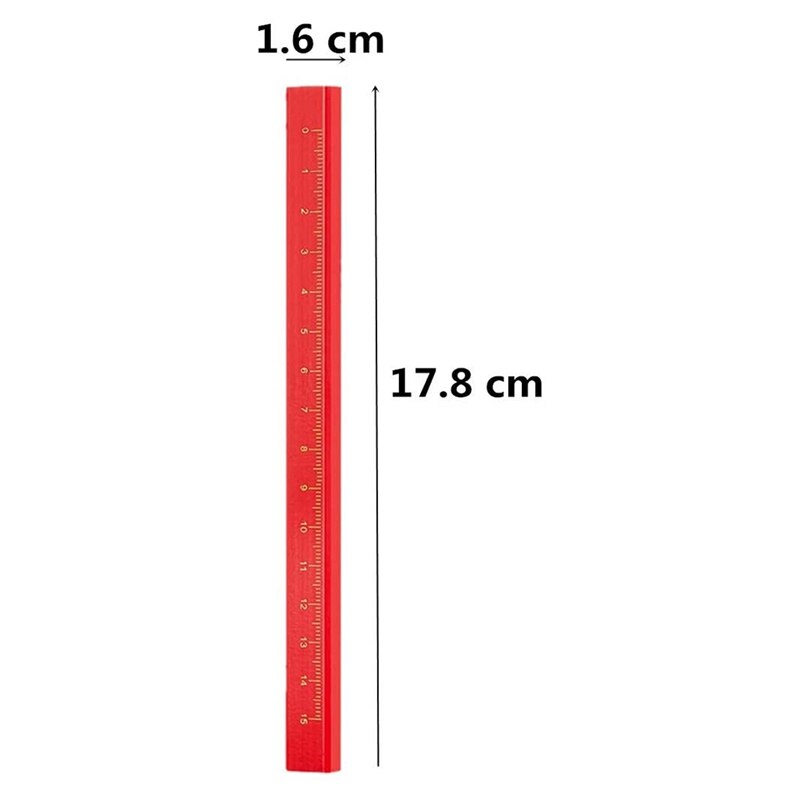 20 Pieces Carpenter Pencils Red Construction Woodw... – Grandado