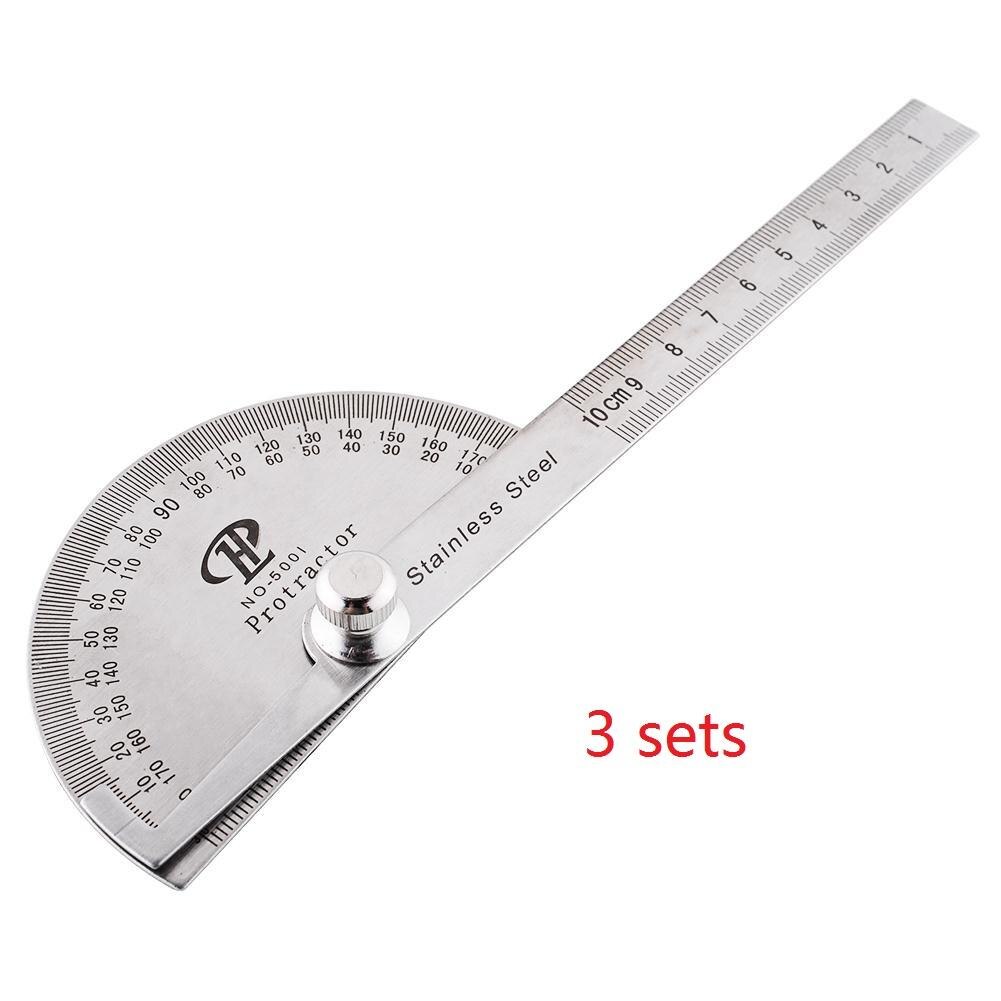 Stainless Steel Round Head Rotary Protractor Angle... – Vicedeal