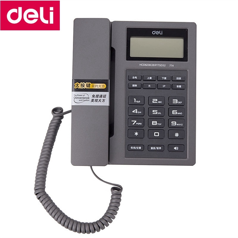 Deli 774 seat type telephone corded phones home of... – Grandado