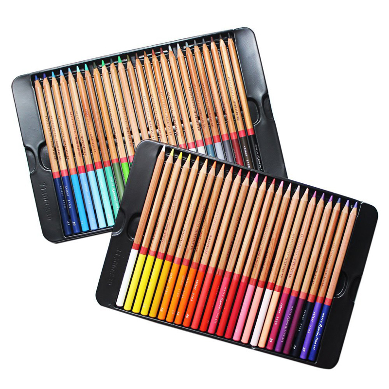 24/36/48/72/100 Oily Color Pencils Marco Renoir Fi... – Grandado