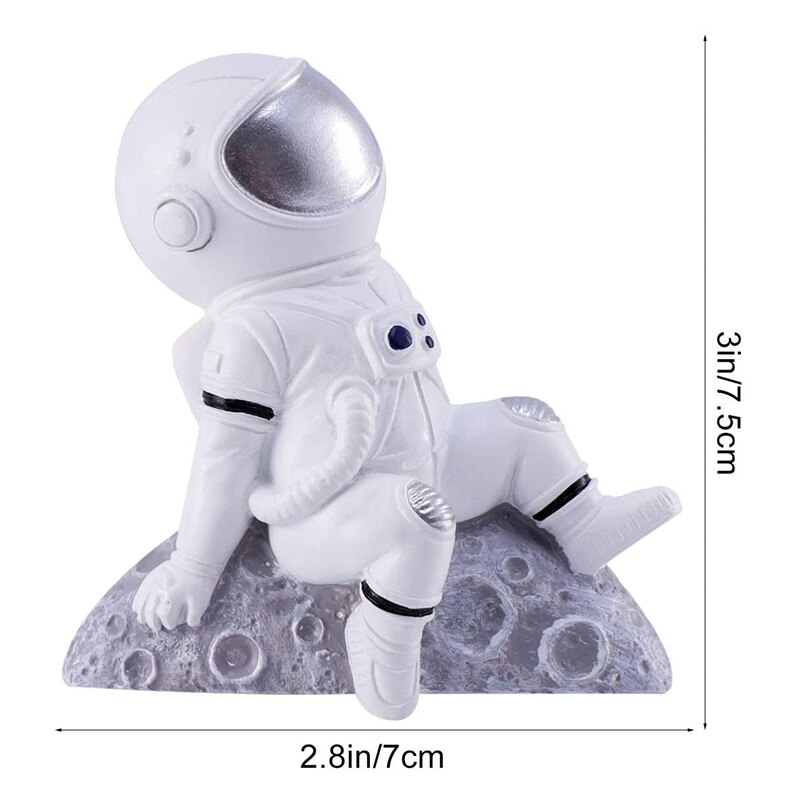 Switch Wall Sticker Resin 3D Astronaut Moon Style ... – Grandado