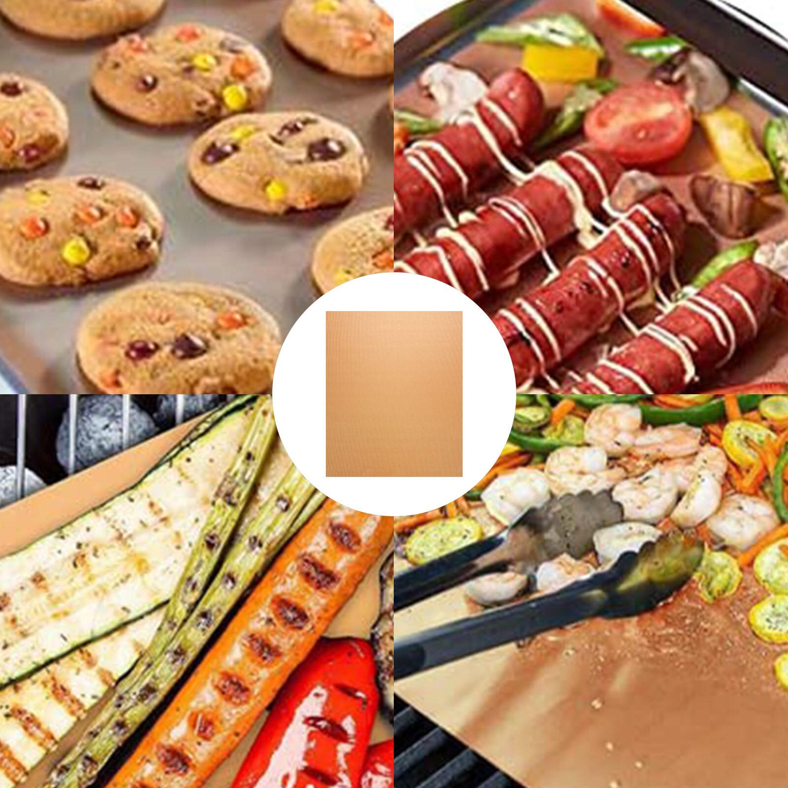 Copper Grill Mats For Outdoor Grill Copper Grillin... – Grandado