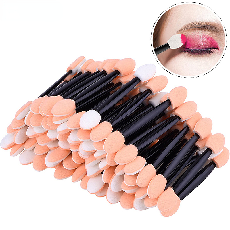 100Pcs/ Bag Small Portable Eyeshadow Applicators I... – Grandado