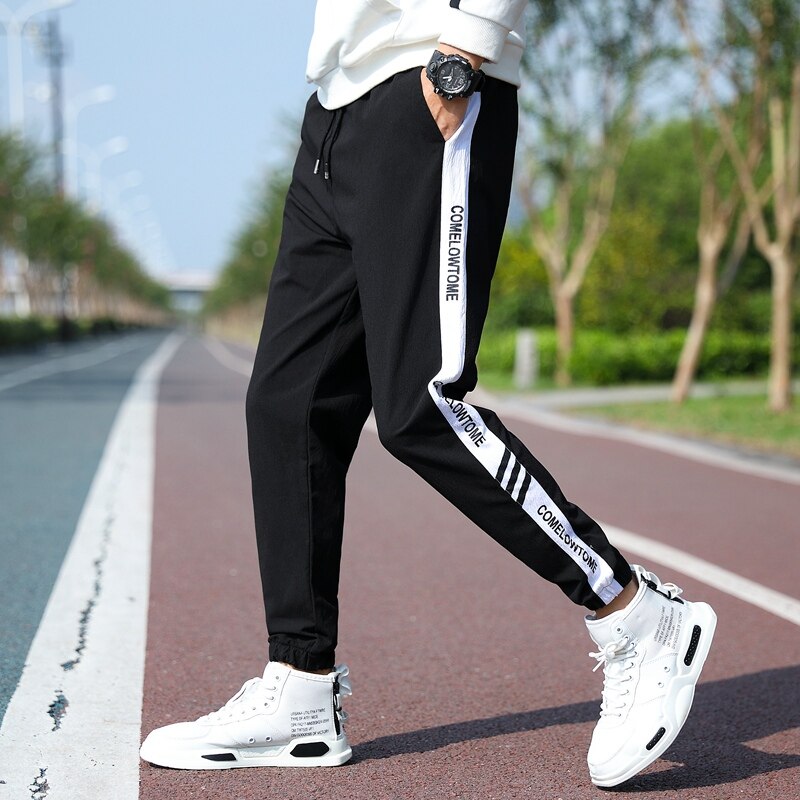 Mens Sports Pants Harem Casual Elastic Waist man T... – Grandado