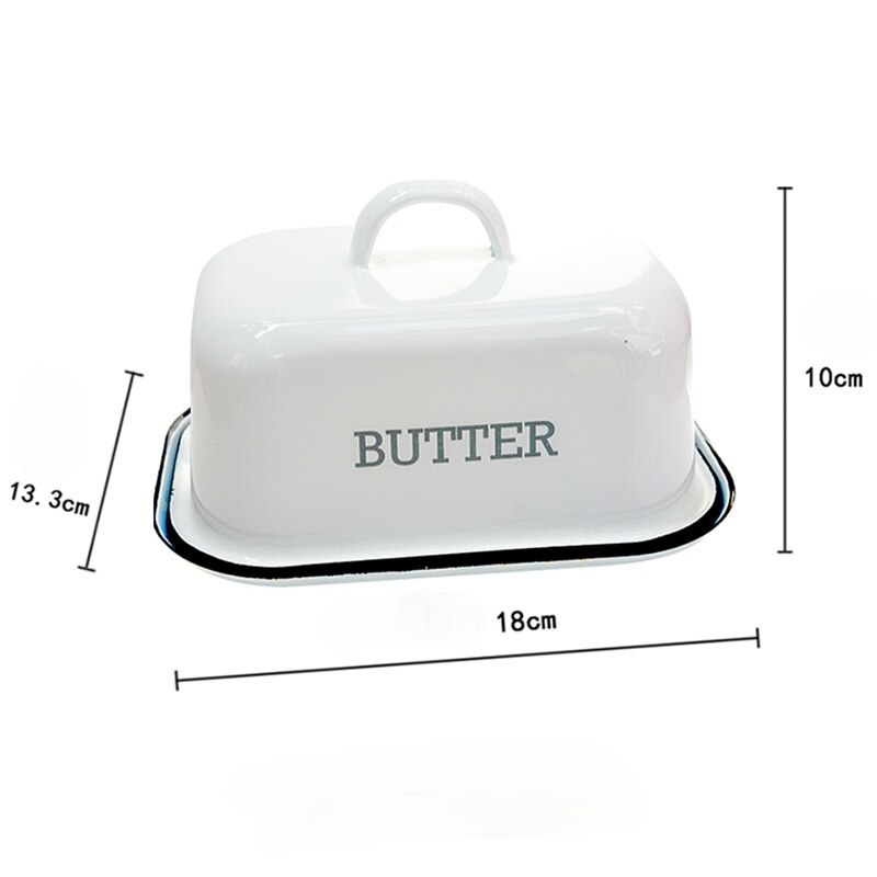 Butter Plates with Cover Kitchen Utensils Porcelai... – Grandado