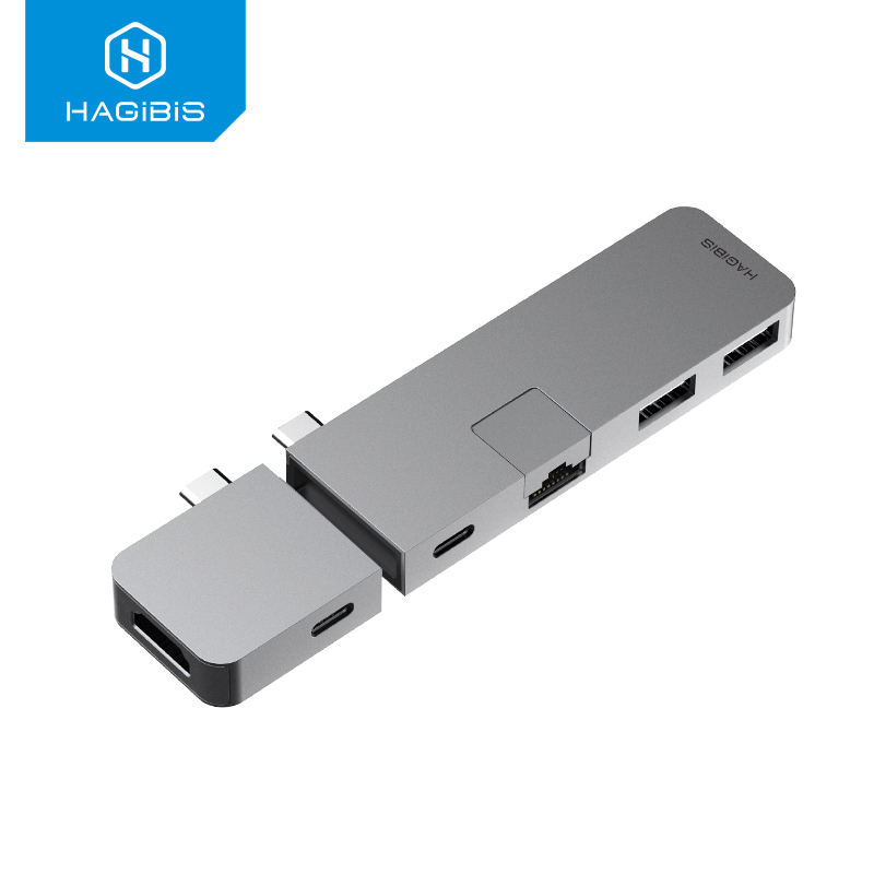 Hagibis USB-C Hub Adapter Type C Naar Hdmi Compati... – Grandado