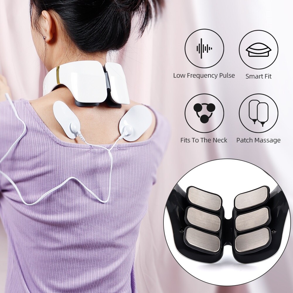 NICARE Smart Neck Massager Electric Pulse 6-Zone V... – Vicedeal