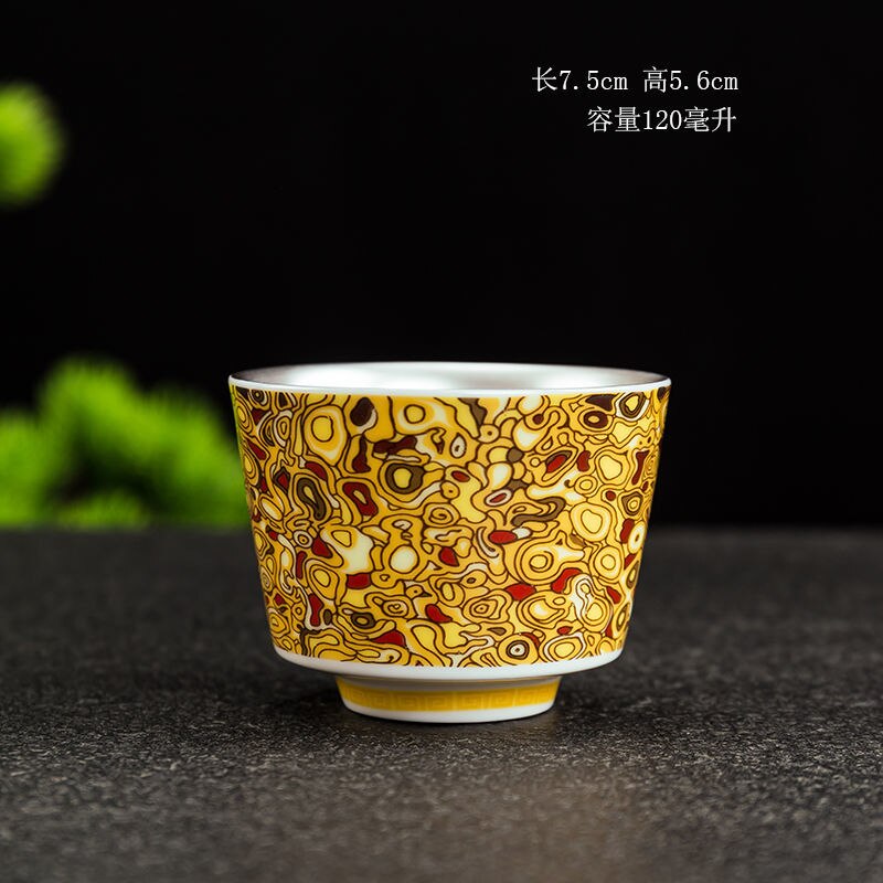 Enamel ceramic tea cup chinese vintage style porce... – Grandado