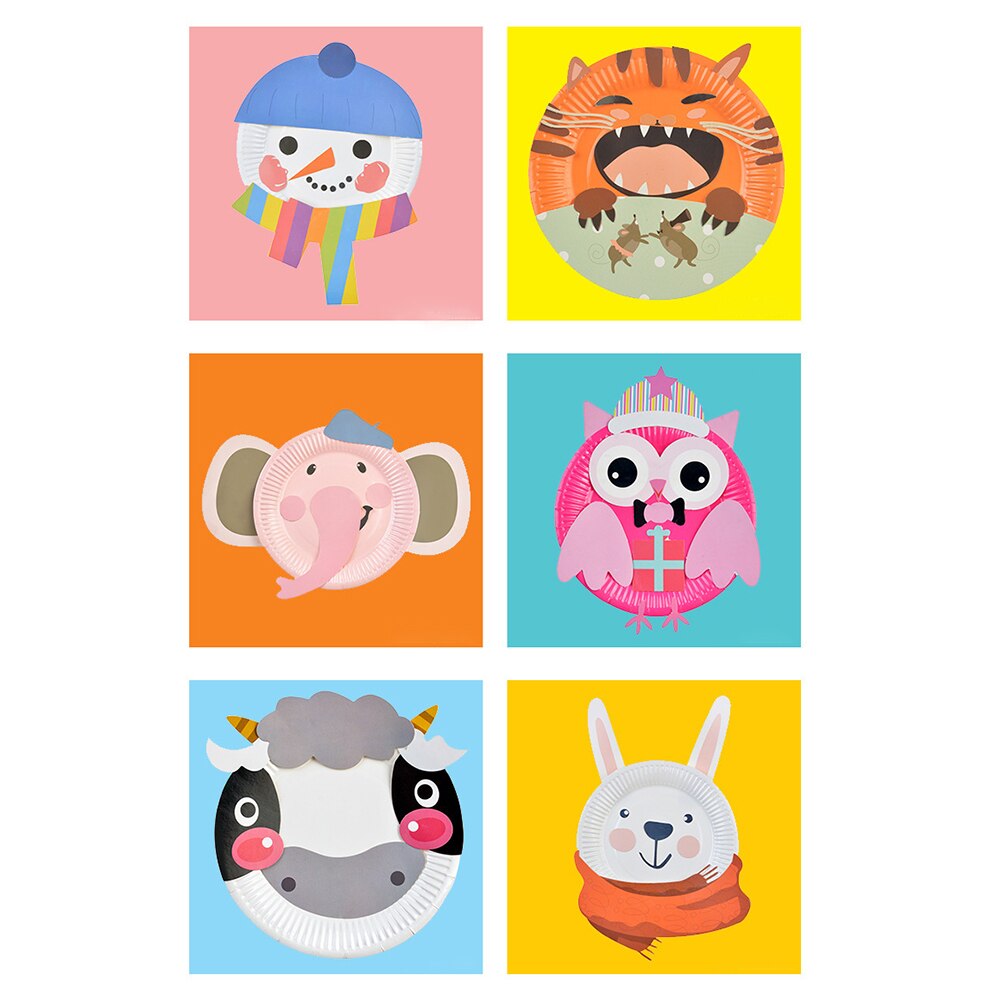 Handmade DIY Color Paper Tray Stickers Kindergarte... – Grandado