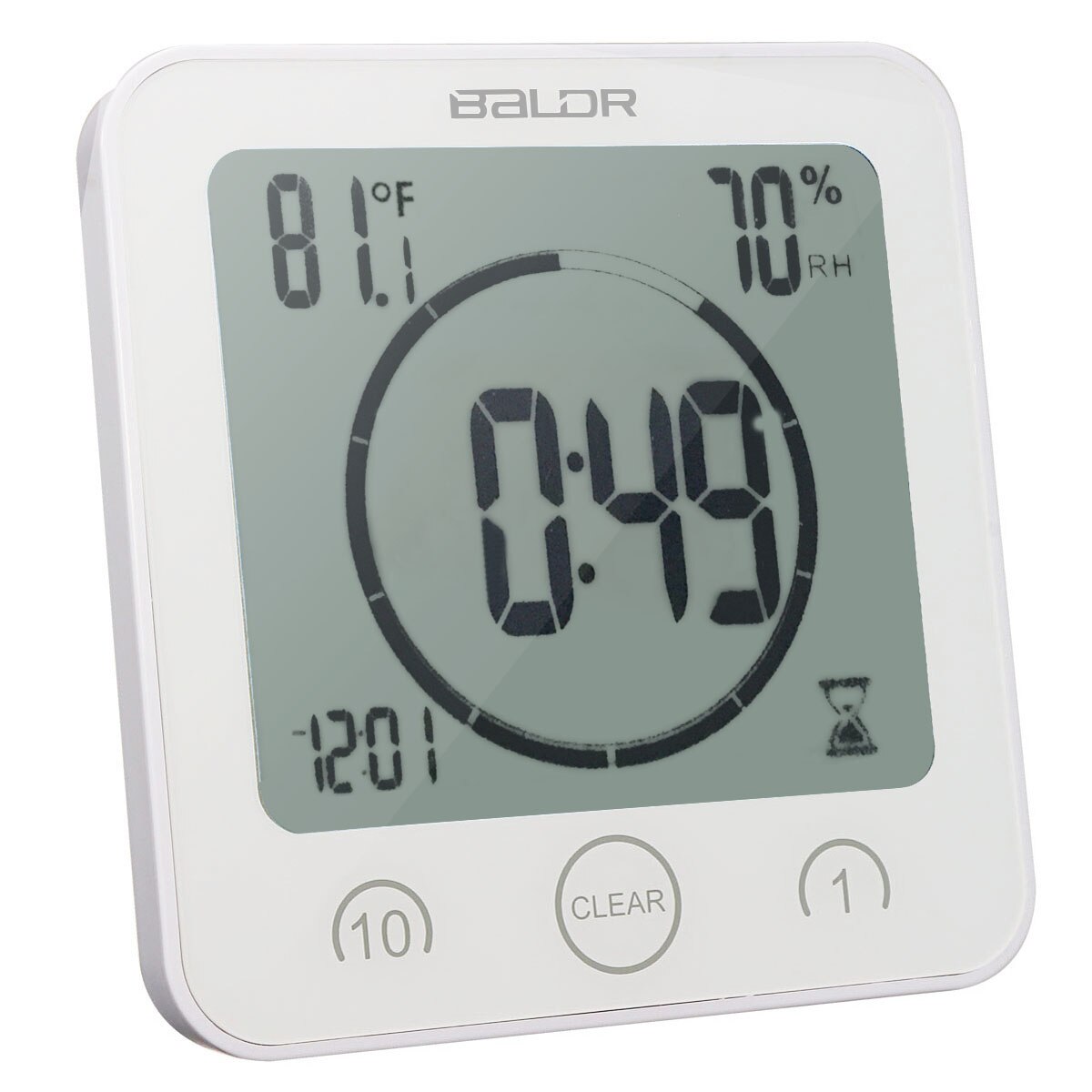 LCD Digital Waterproof For Water Splashes Bathroom... – Grandado