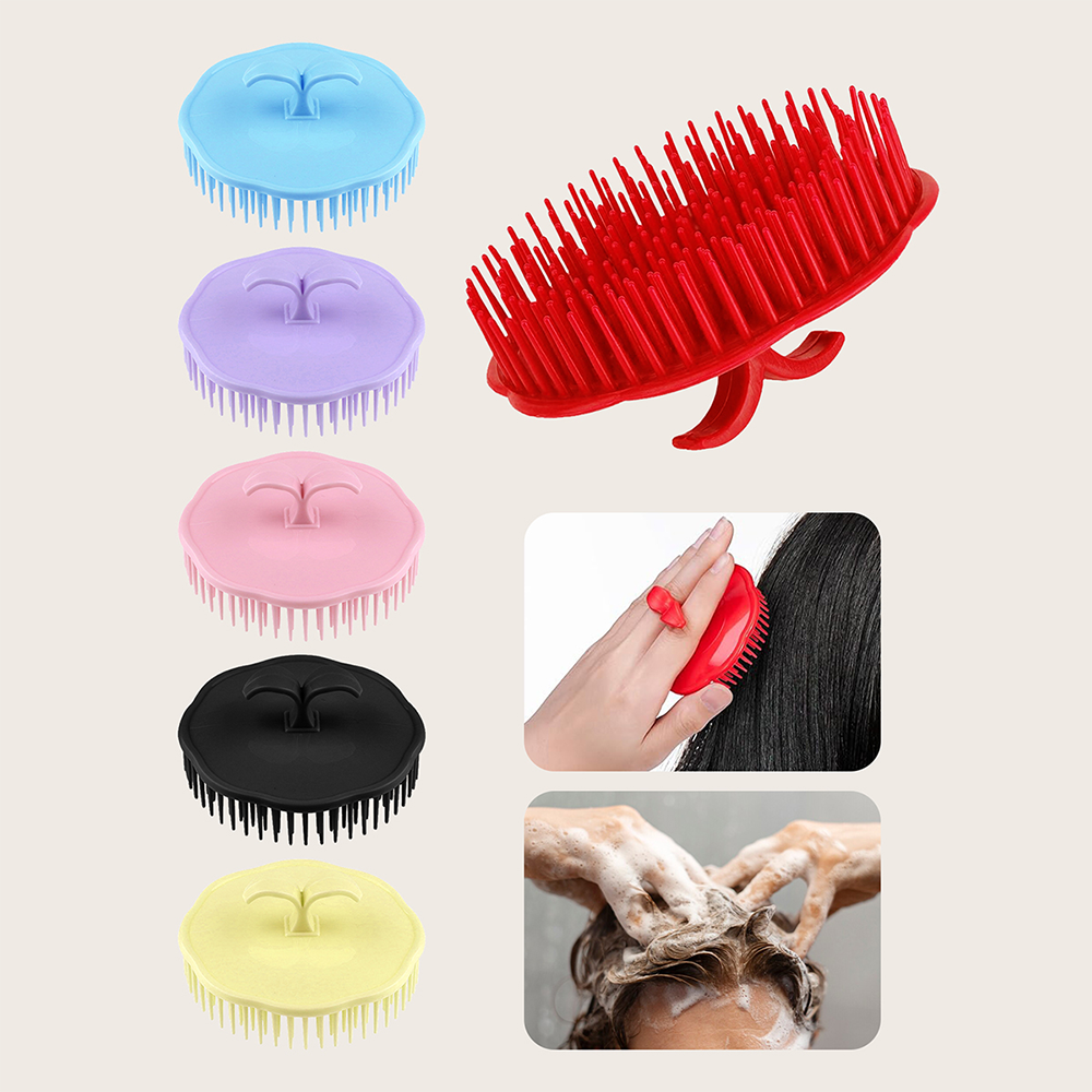 Handheld siliconen hoofd wassen schone verzorging ... – Vicedeal