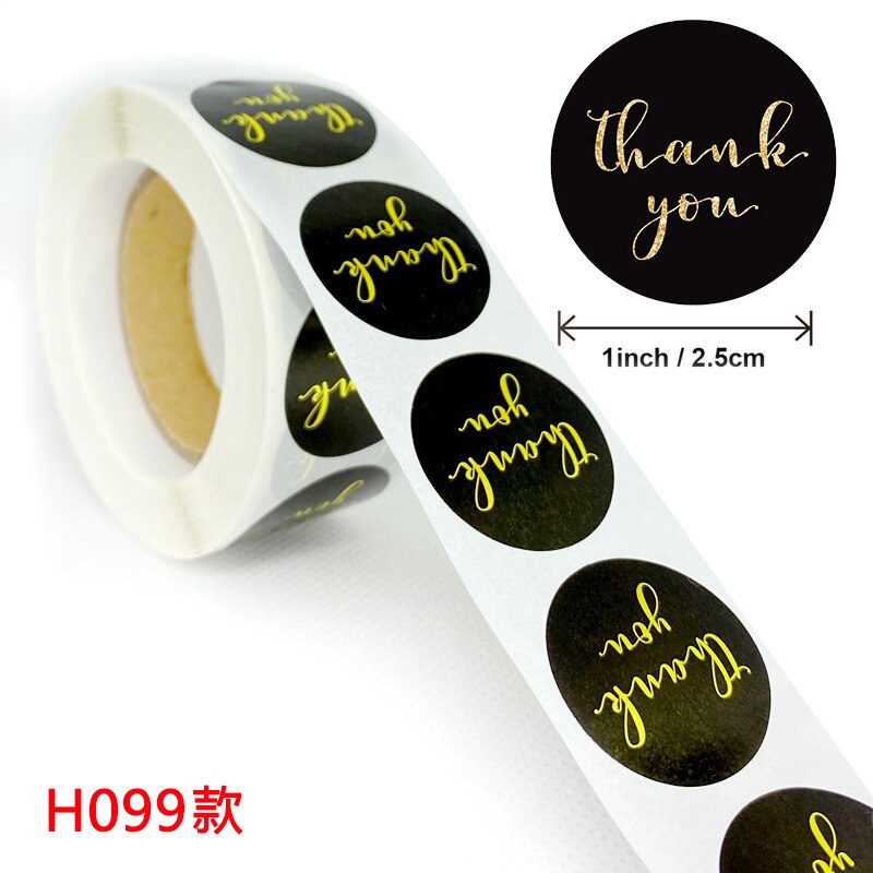 500Pcs/Roll Dank U Stickers "Je Hebt Grote Smaak" ... – Vicedeal