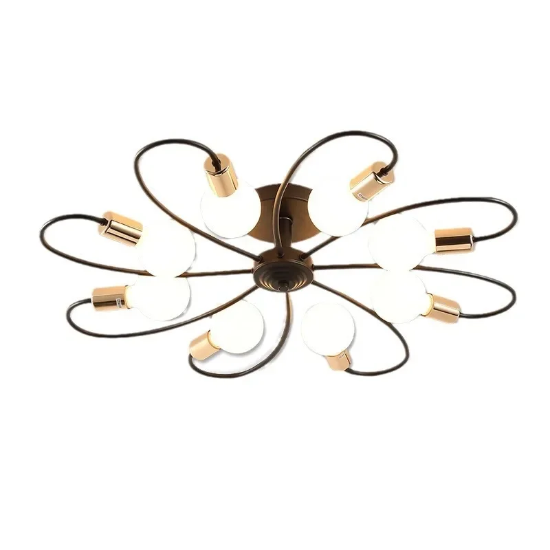 Nordic LED Chandelier Living Room Bedroom Study Ce... – Grandado