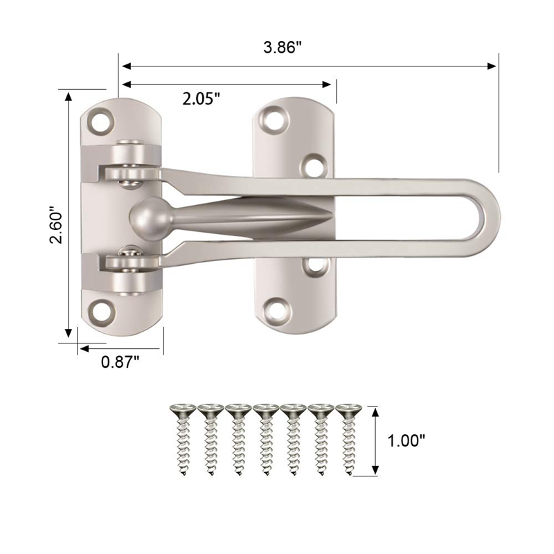 Home Security Door Lock, 2 Pack Front Door Locks F... – Grandado