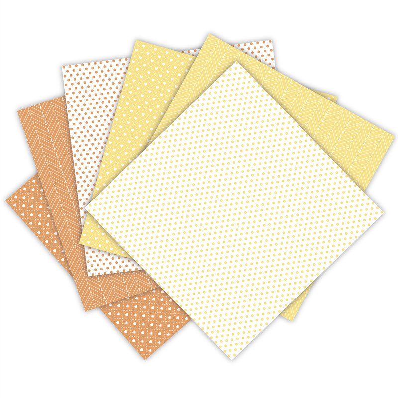 24 sheets 6"X6"Spring colors Pattern Scr... – Grandado