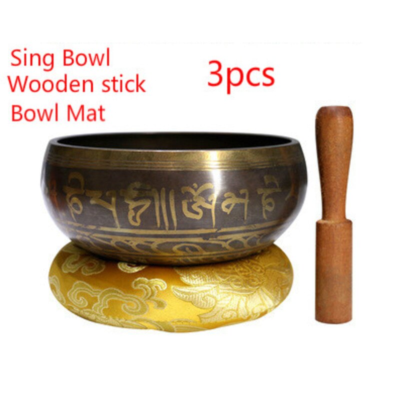 Nepal Handmade Tibetan Sing Bowl 7 size Himalayan ... – Vicedeal