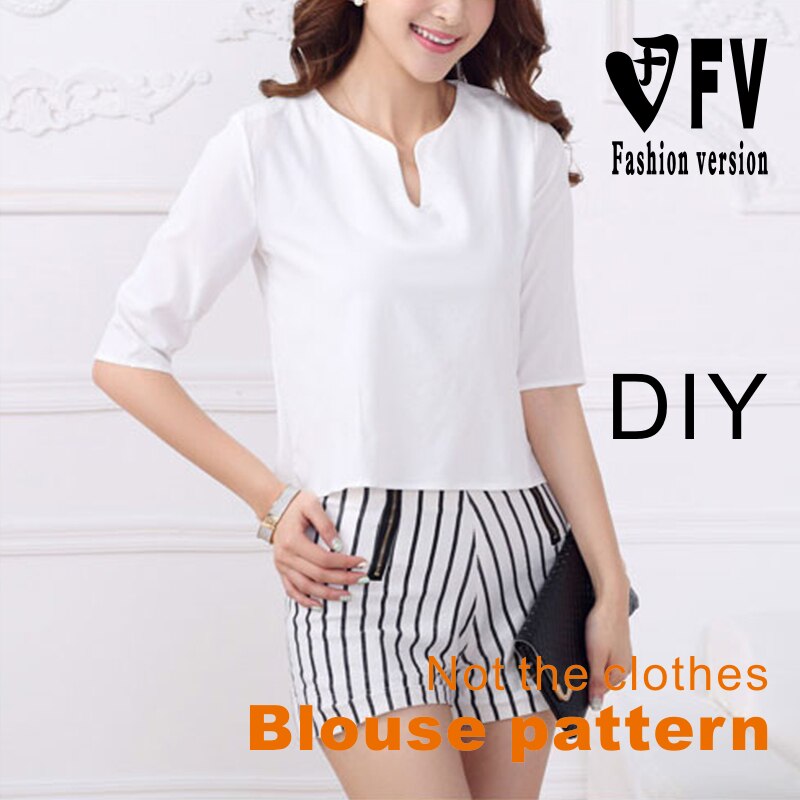 Ladies' Collarless Half Sleeve Small Shirt Cutting... – Grandado