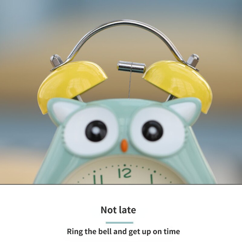 Penguin Cartoon Alarm Clock Children Bedside Lumin... – Vicedeal