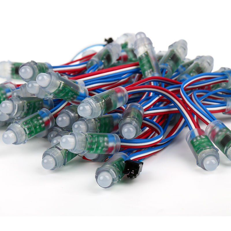 5V 12mm WS2811 DC5V 50Nodes Addressable LED Pixel ... – Grandado