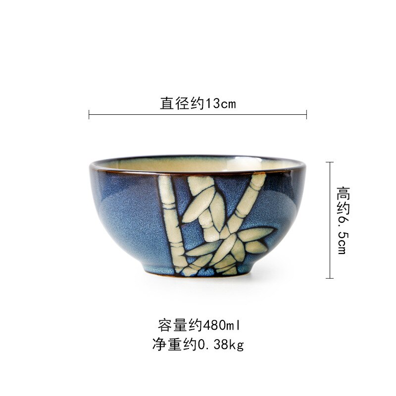 Ceramic Plates Set Dinner Plate Rice Bowl Combinat... – Grandado