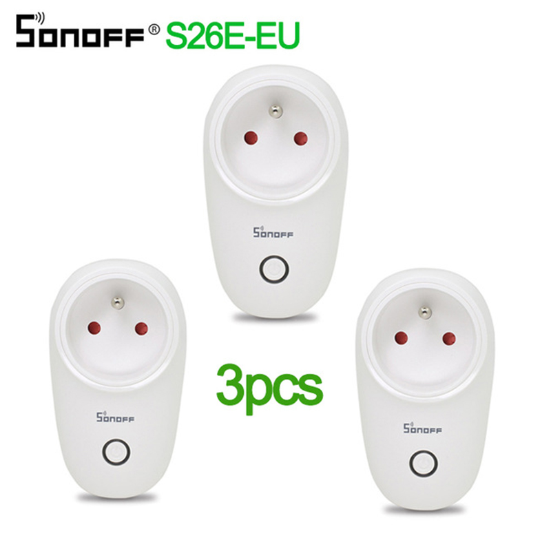 Sonoff s26 eu basic wifi smart stik stikkontakt l... – Grandado