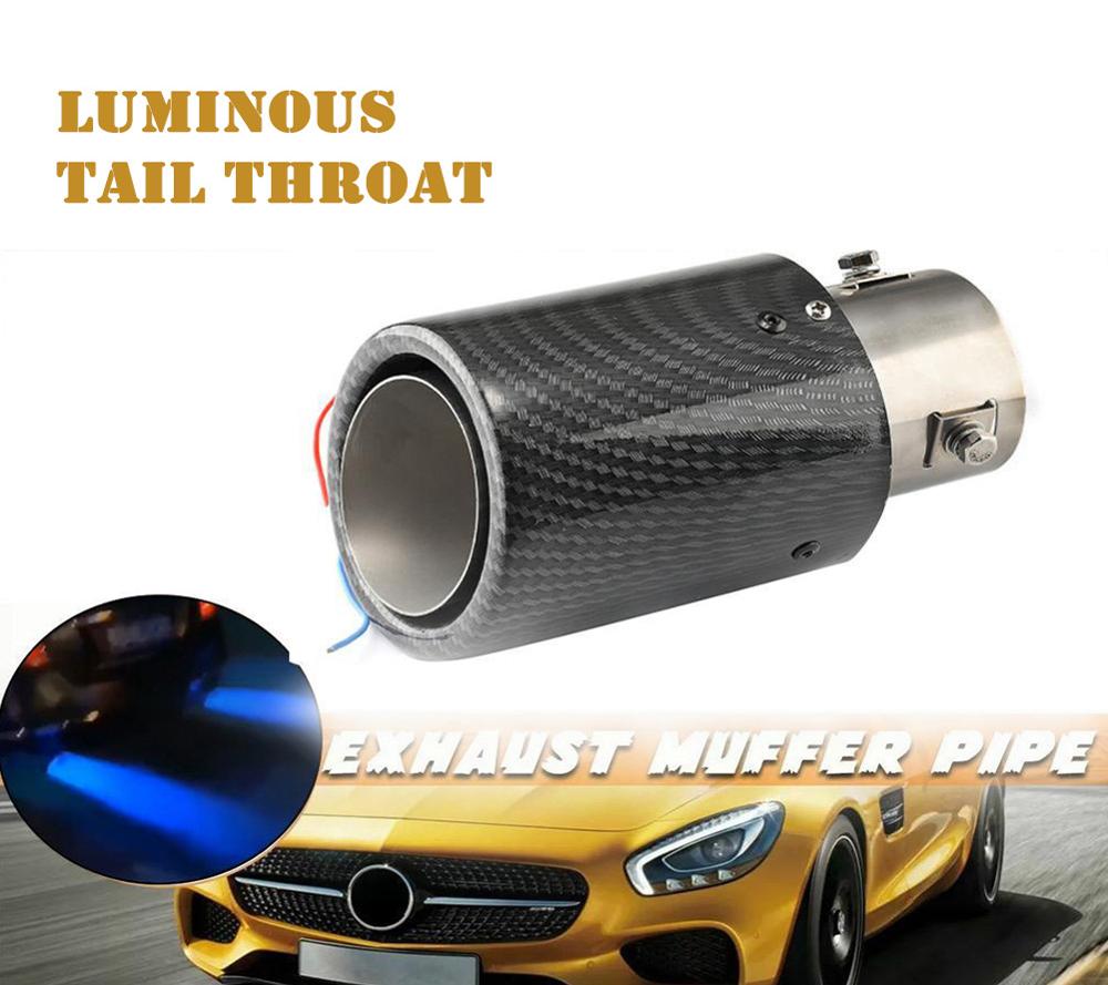 Auto Uitlaat Uitlaatpijpen Glossy Koolstofvezel Li... – Grandado