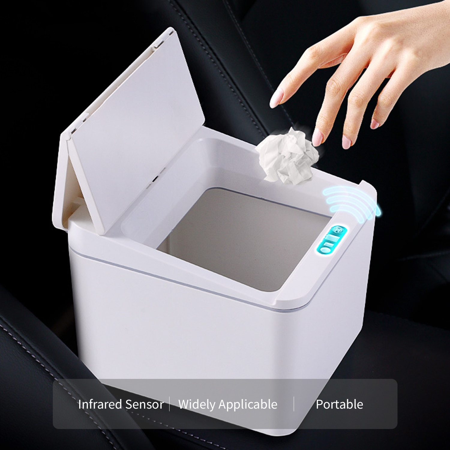 4L/6L Smart Trash Can Bathroom Waste Bins Garbage ... – Grandado