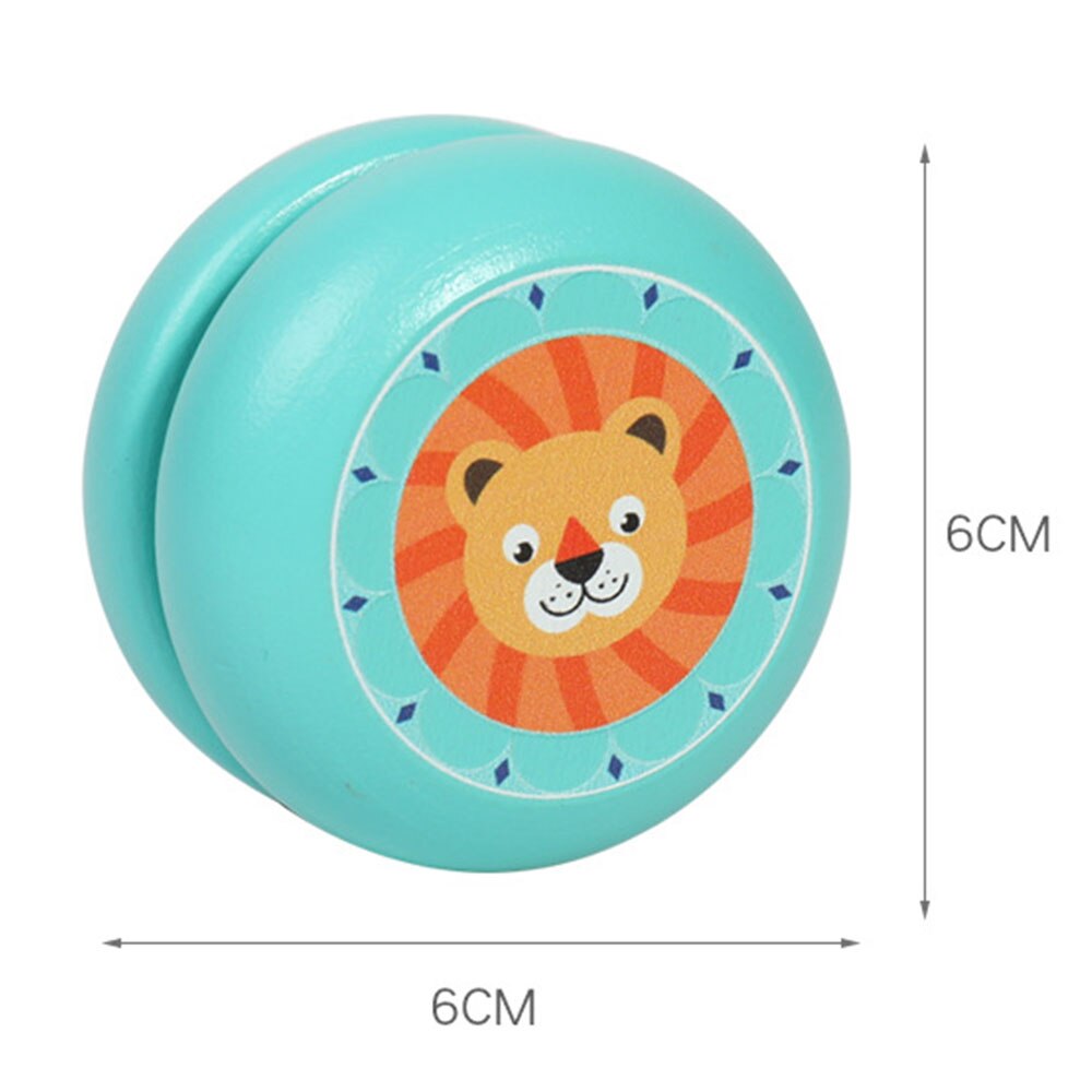 Wooden Yoyo Toys Ladybug Toys Cute Animal Prints K... – Vicedeal