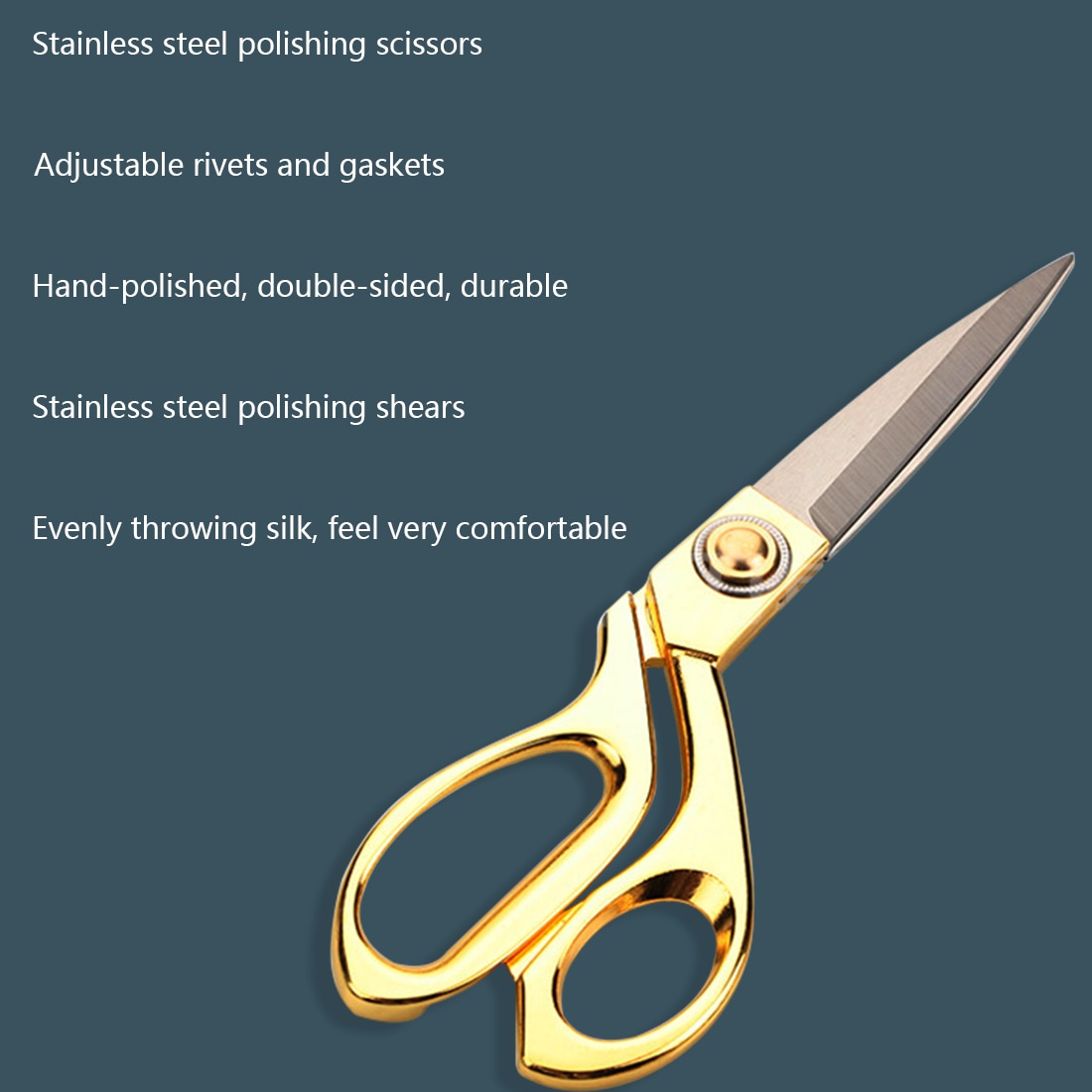 Stainless Steel Tailor Scissors Sewing Cut Craft F... – Grandado