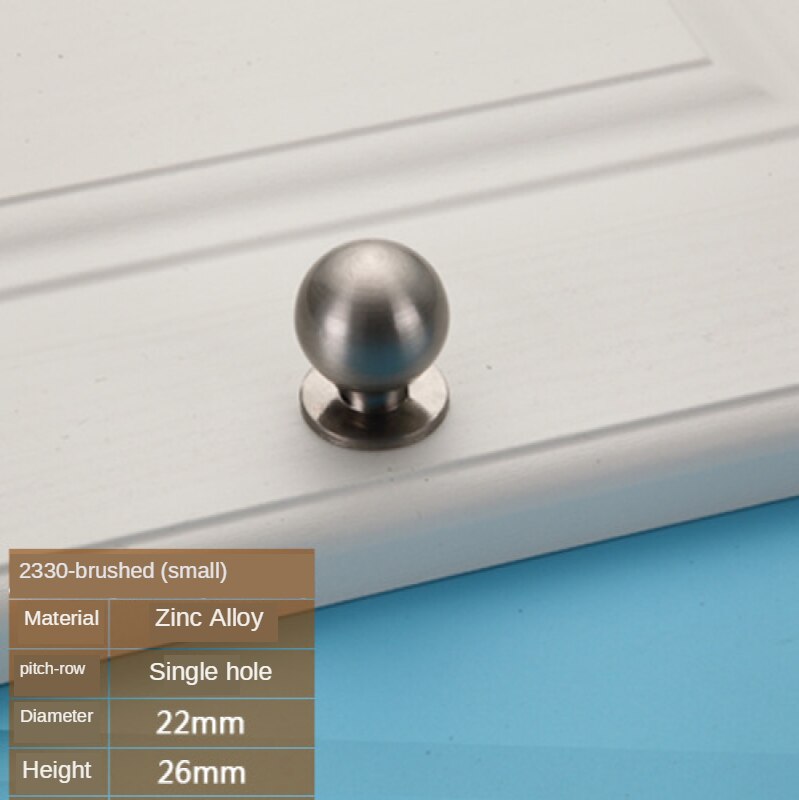 Brushed Single Hole Furniture Handle Modern Drawer... – Vicedeal