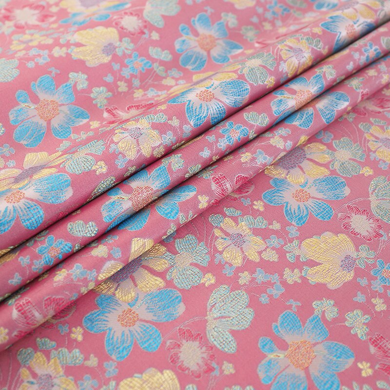 Vintage pattern satin patchwork fabrics 50x90 cm s... – Grandado