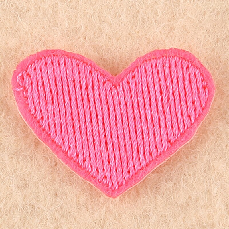 20Pcs Assorted Colors Cute Mini Heart Sew/Iron On ... – Grandado