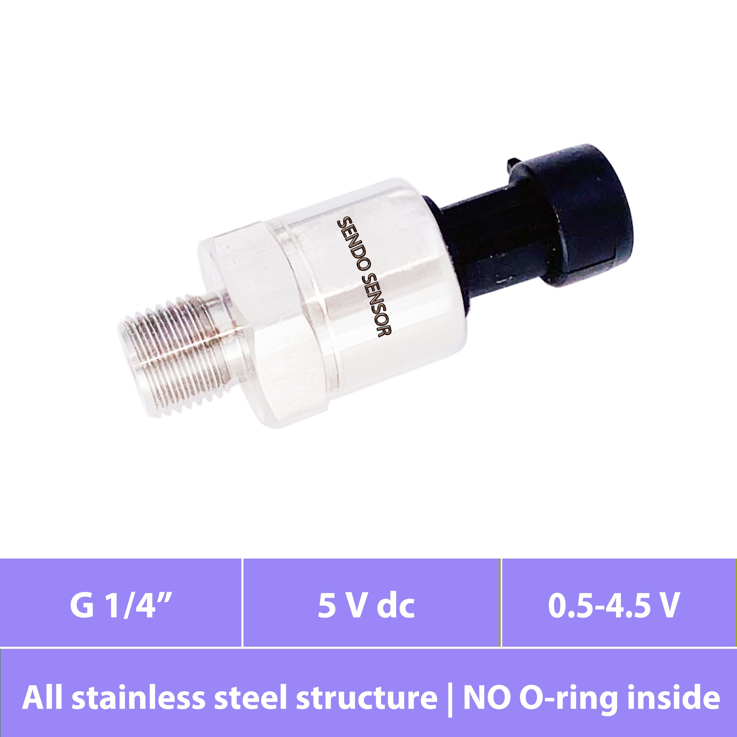 Isolated pressure sensor, stainless steel wetted s... – Grandado