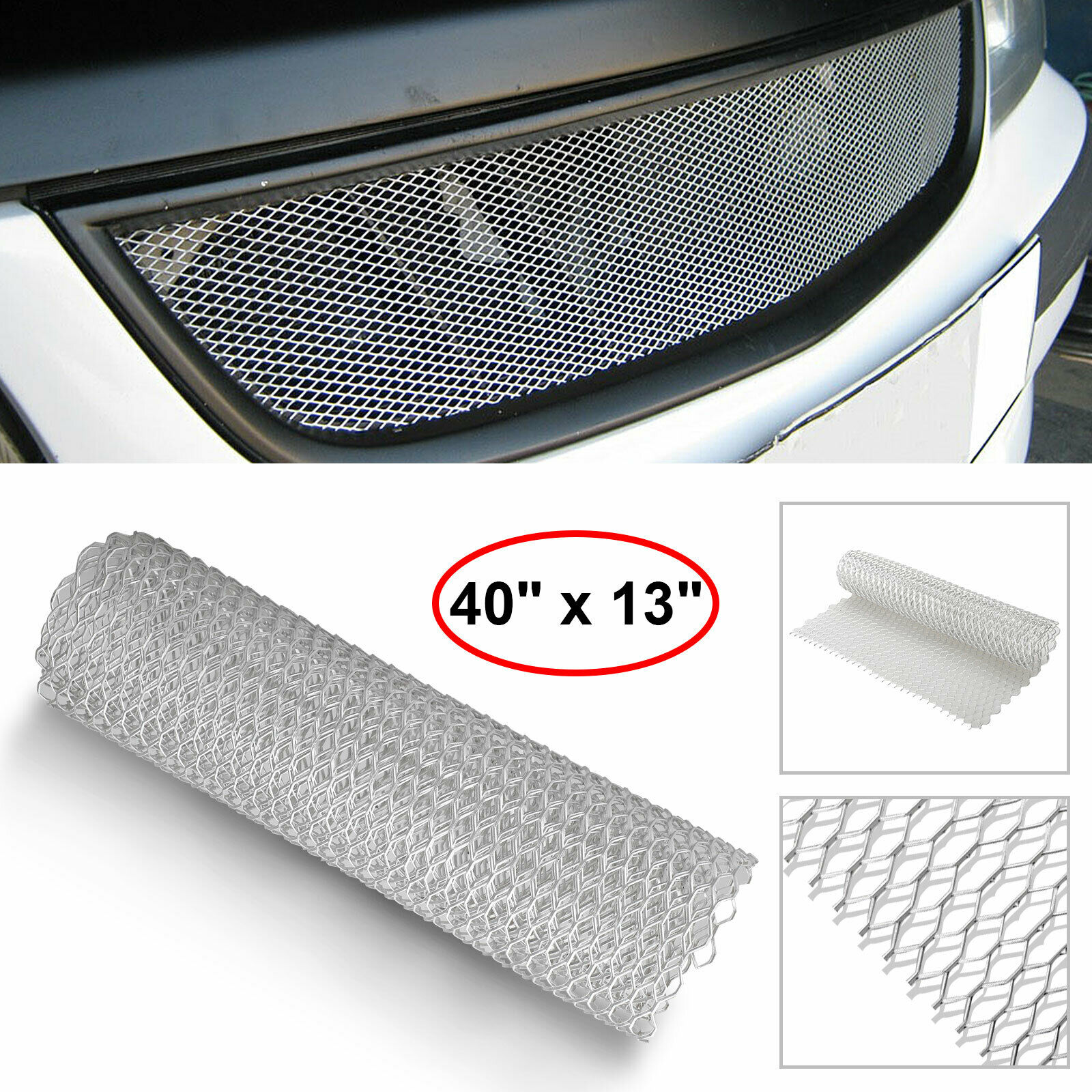 Parts Car Accessories Grille Aluminum Cover Bumper... – Grandado