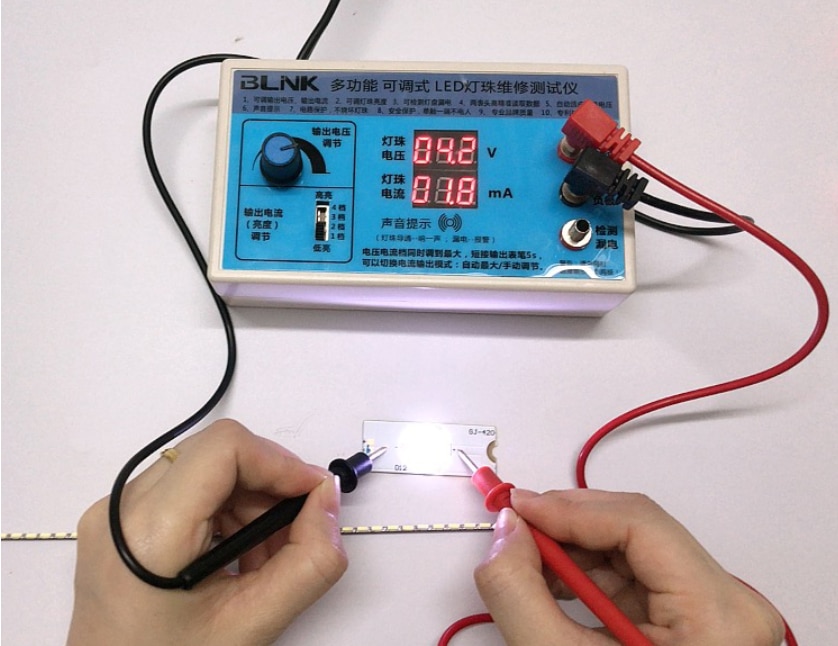 AC 220V EU Plug Screen Led Backlighting LED Tester... – Vicedeal