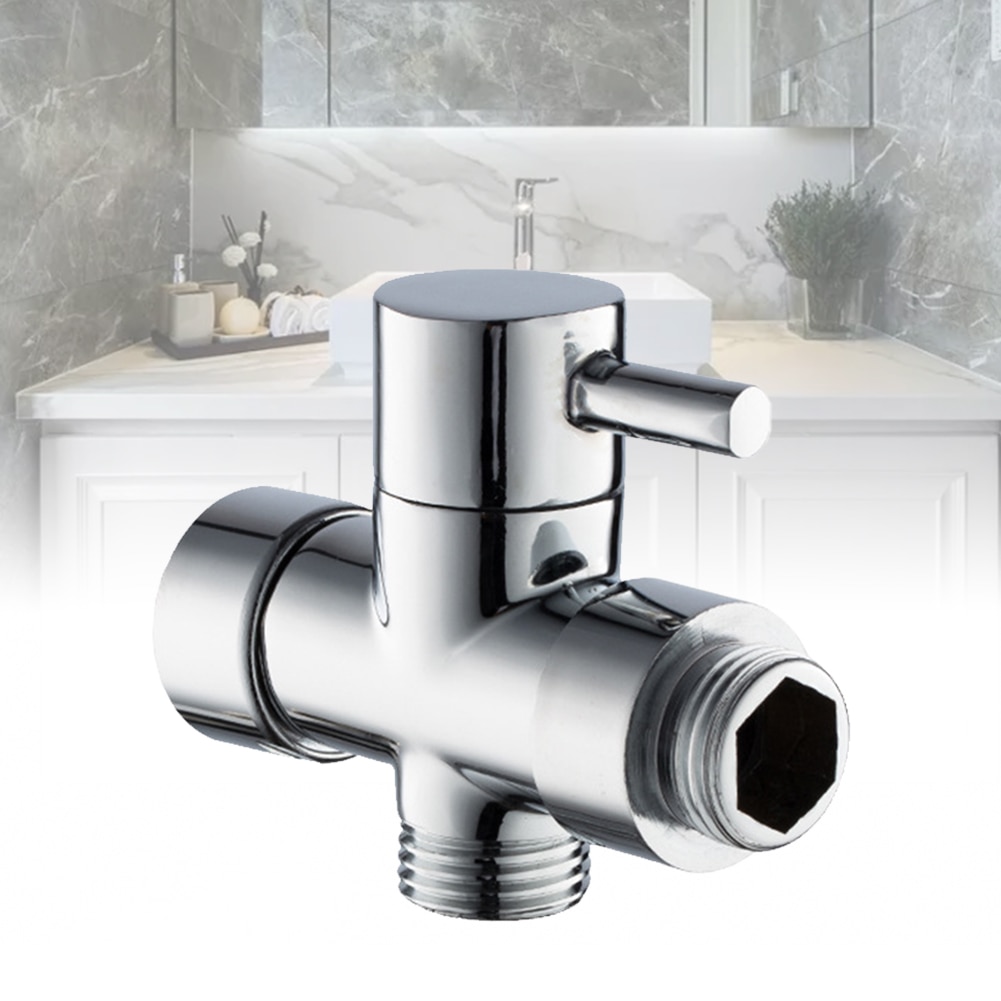 Durable Bathroom Angle Valves 3 Way Toilet Shower ... – Vicedeal
