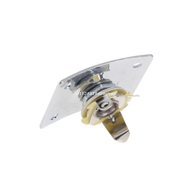 Guitar Jack Plate + Output Socket Chrome Rectangle... – Grandado