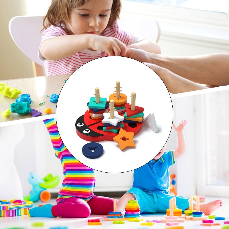Children Sorting Matching Shape Table Educational ... – Grandado