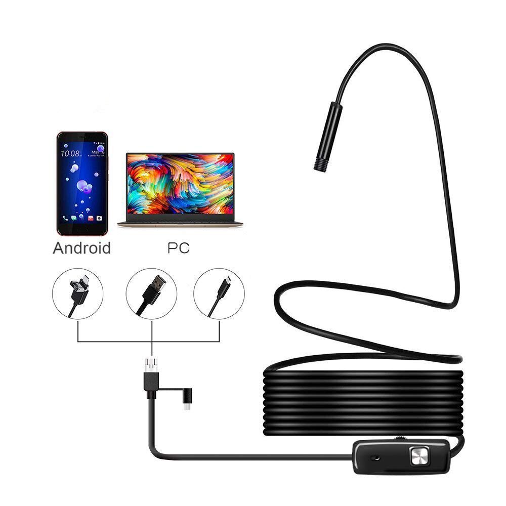Dual 8mm Lens HD Mini Android Endoscope Camera Wat... – Vicedeal