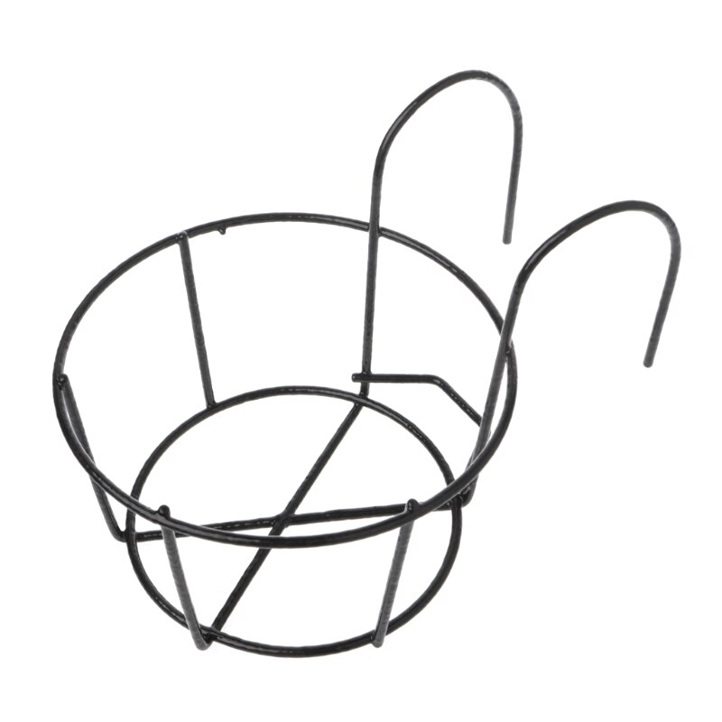 Hanging Plant Iron Racks Balcony Round Flower Pot ... – Grandado