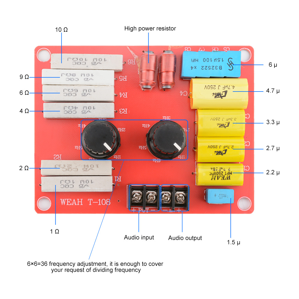 Audio Fever Pure Tweeters Frequency Filter Amplifi... – Grandado