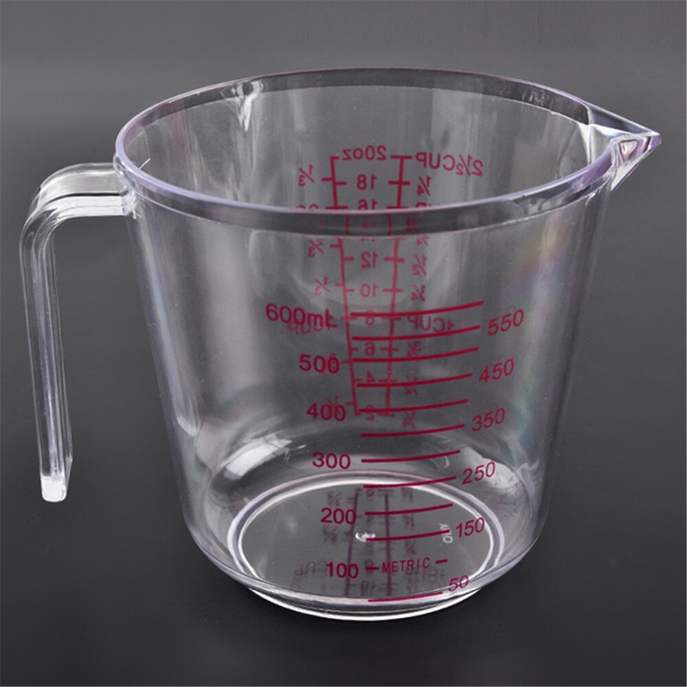 1pcs 300/600ML Plastic Measuring Cup Jug Pour Spou... – Vicedeal