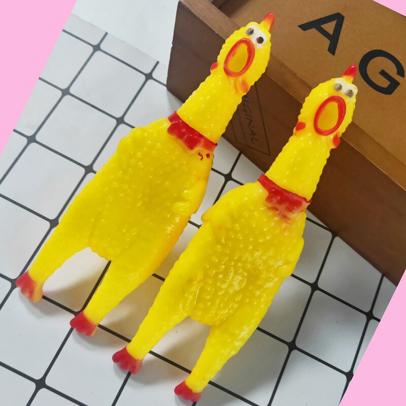 Screaming chicken vent chicken Pets Dog Toys Squee... – Grandado